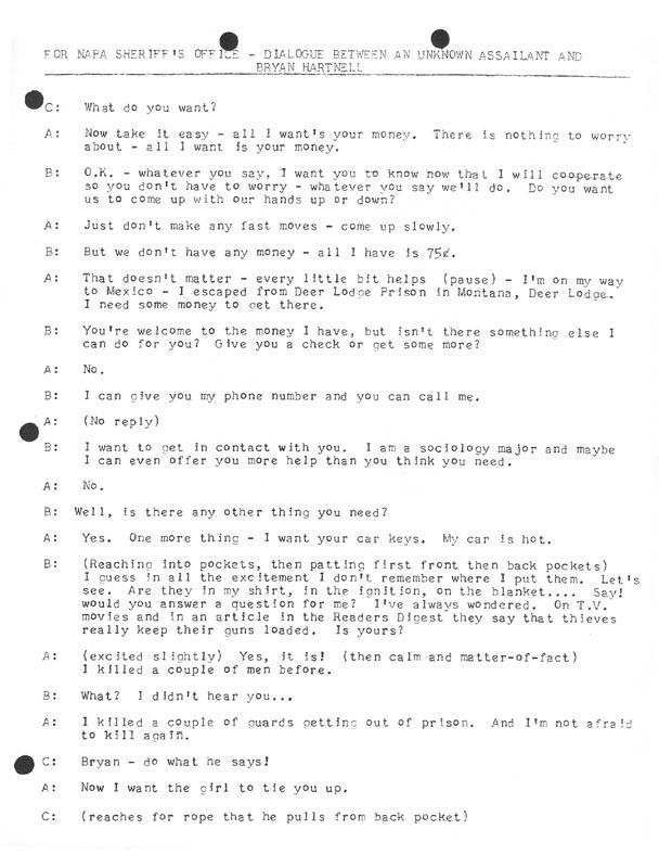 Zodiac Killer Facts Image Gallery: Click image to close this window